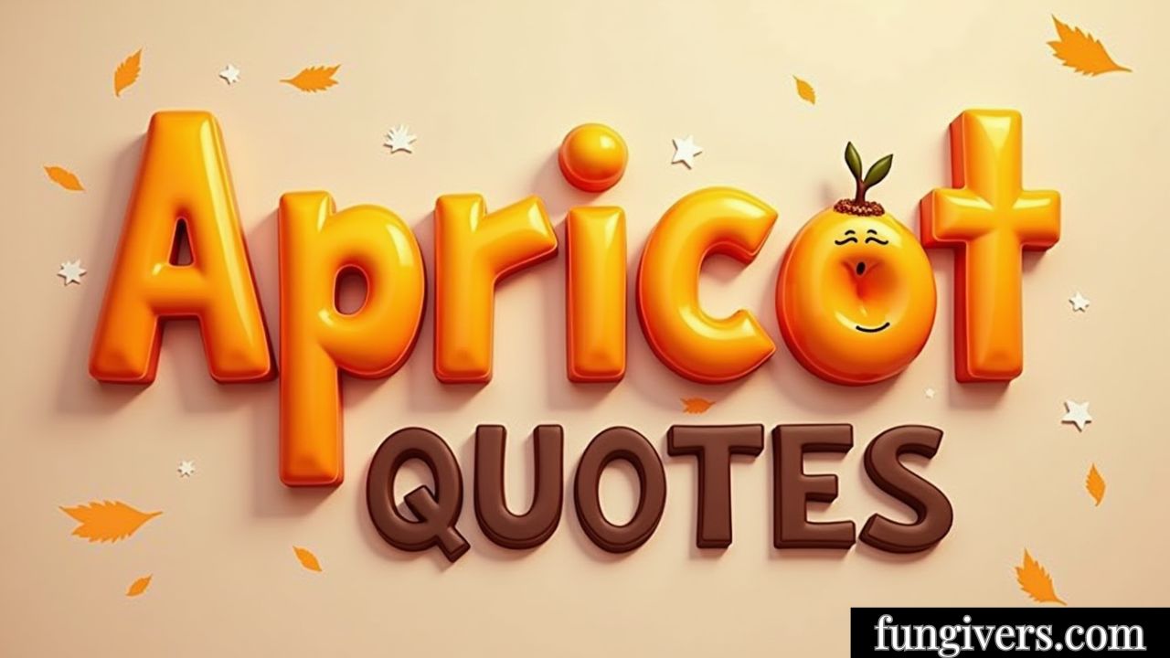 200+ Funny & Creative Apricot Quotes (Inspired by Reddit) - fungivers.com