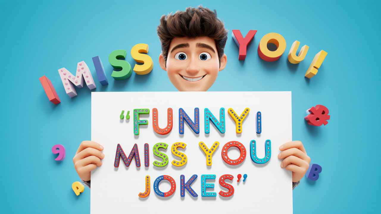 200+ Funny & Creative I Miss You Jokes - fungivers.com